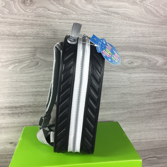 CROCS | Accessories | Crocs Black Robo Shark Light Up Backpack | Poshmark